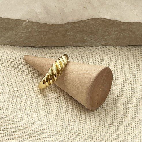 Gold Twisted Rope Ring – HLcollection - Handmade Gold and Silver Jewelry