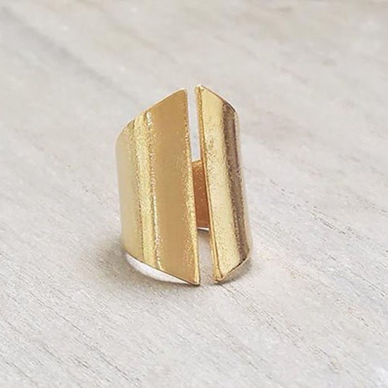 Gold Open Ring – HLcollection - Handmade Gold and Silver Jewelry